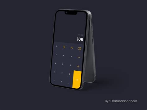 Simple Calculator Ui Design By Sharan On Dribbble