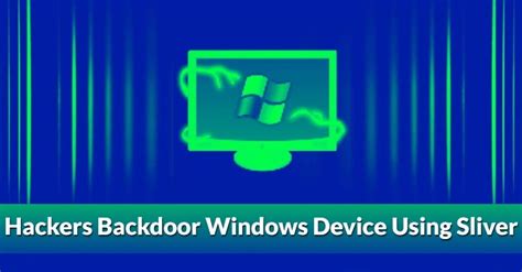 Backdoor Windows Device Using Cobalt Strike Alternative Sliver