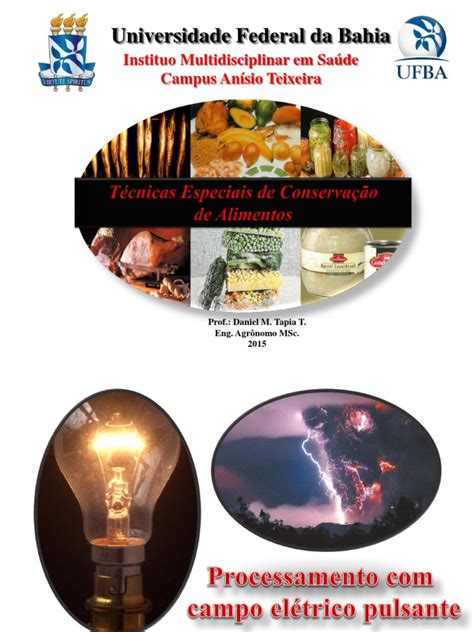 Conservação De Alimentos Por Pulsos Elétricos Pdf Calor Eletricidade