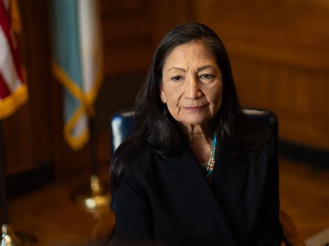Outgoing Interior Secretary Deb Haaland Hands Off Closer Ties With