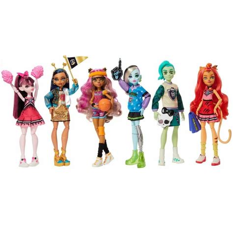 Набор из 6 кукол Монстр Хай - Черлидеры (Monster High Doll 6-Pack Ghoul ...