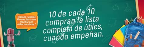 Promoción Regreso a Clases Monte de Piedad kit de útiles escolares y