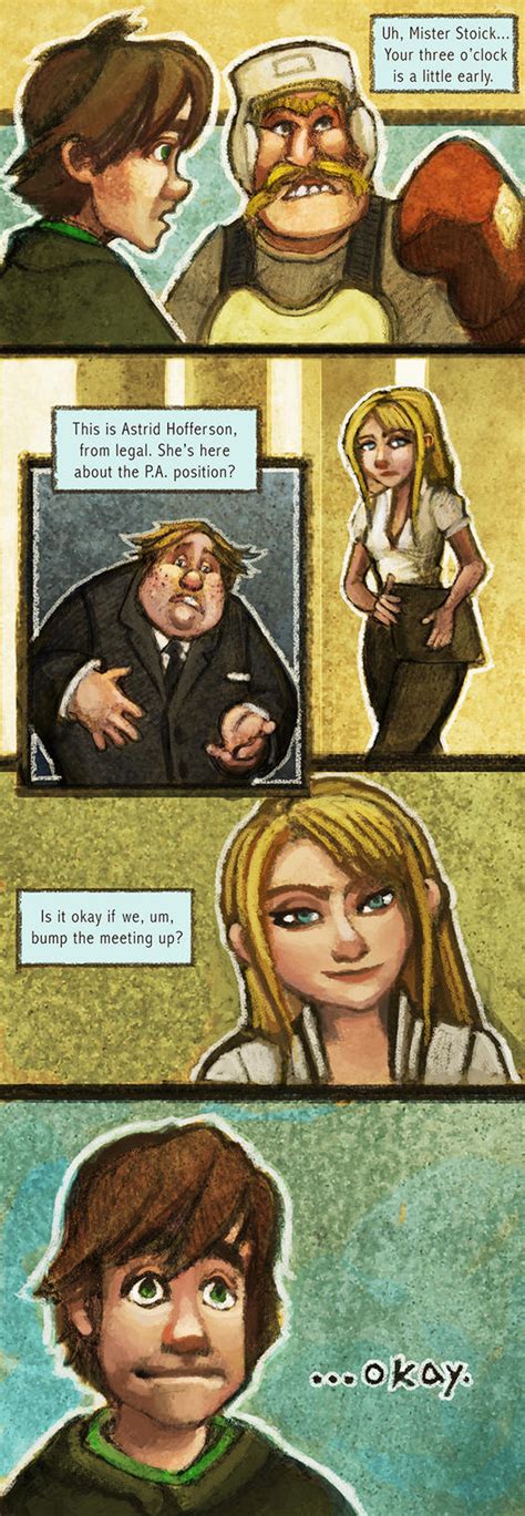 When Hiccup Met Astrid By Rebeccasorge On Deviantart