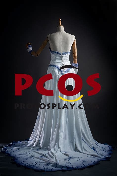 Corpse Bride Emily Cosplay Costume Wedding Dress C07711 Best