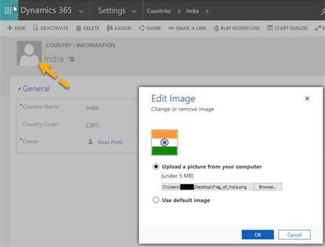 How To Enable Image For An Entity In Dynamics Crm Arun Pottis Ms Crm Blog