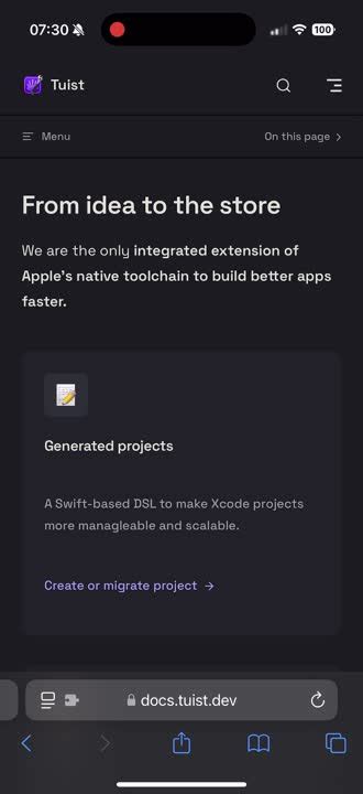 Tuist On Linkedin Xcode Docs Devx Swift Iosdev