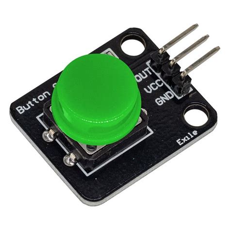 Módulo Botão Switch mm Push Button Pinos Verde