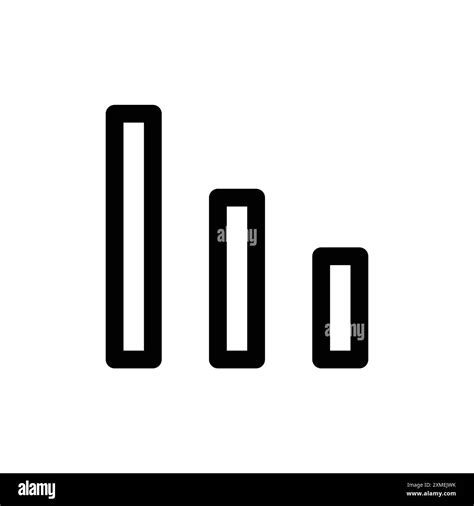 Chart Icon Set In Thin Line Outline Style And Linear Vector Sign Stock