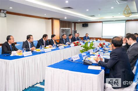 សមាគមឧកញ៉ាកម្ពុជាជួបទូតបារាំងពិនិត្យរៀបចំវេទិកា«ធុរកិច្ចកម្ពុជា បារាំង សុីសុីថាមស៍