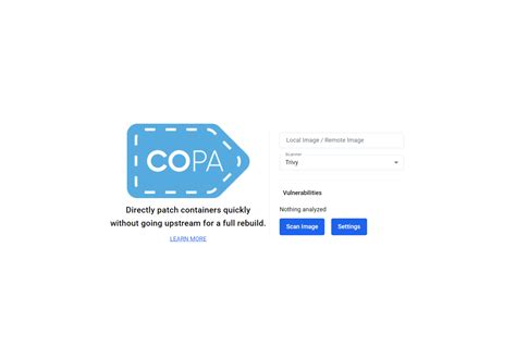 Github Project Copaceticcopa Extension 🐳 Docker Desktop Extension For Copa