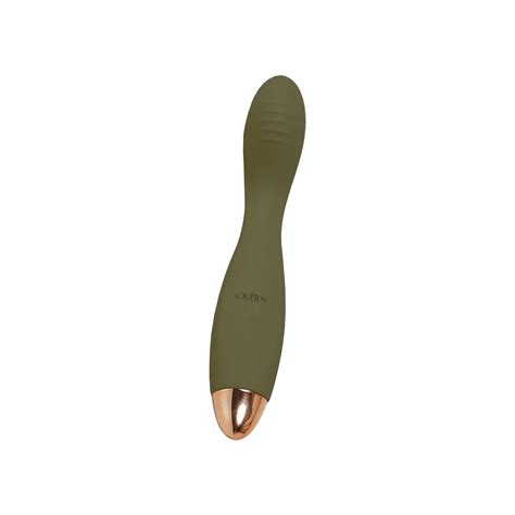 Lumi Capulet Olive Wand Vibrator Ochre Touch
