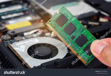 Man Installed New Random Access Memory Stock Photo Shutterstock