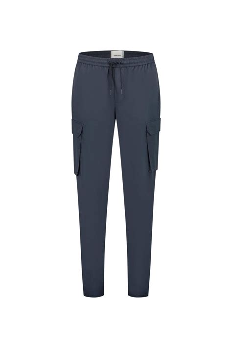 Pure Path Regular Fit Cargo Broek Navy Wehkamp