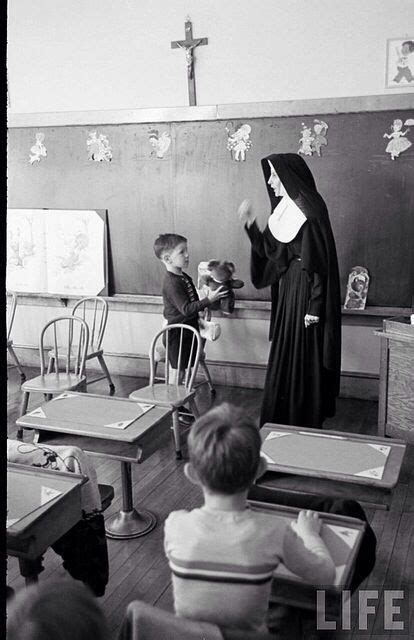 Catholic School When I Was Young Looking At This Pic The Nun Was Acting Nice And Patient