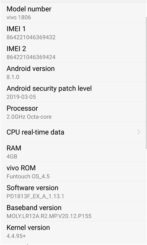 Vivo 1806 V11i 4gb 128gb, Mobile Phones & Gadgets, Mobile Phones ...