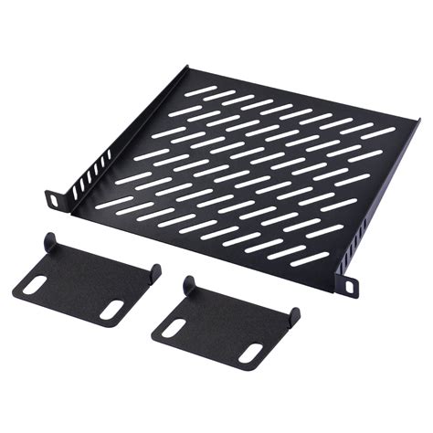 getuscart geeekpi 0 5u server rack shelf vented rack mount cantilever