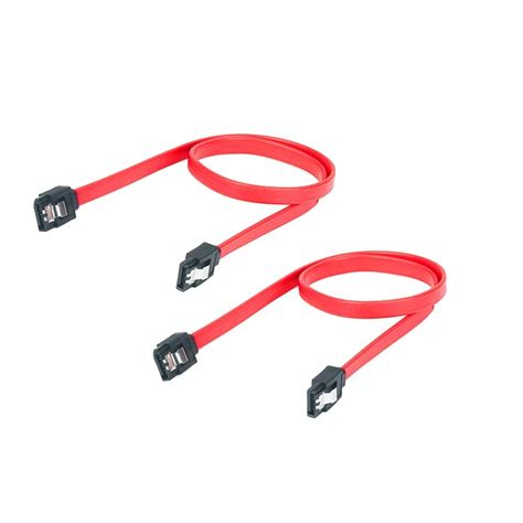 Sata Cable For Hard Disk And Ssd Cable Red 2 Pcs