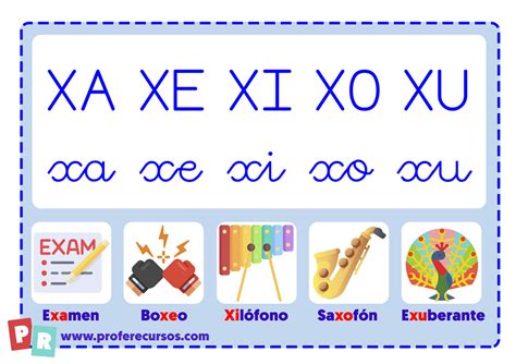 Palabras Con Xa Xe Xi Xo Xu