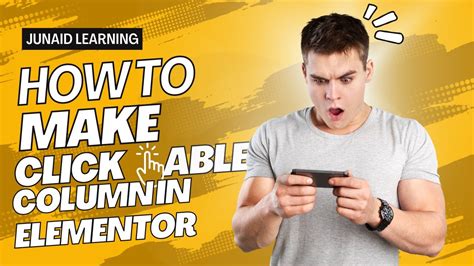 How To Make Clicable Column In Elementor Youtube