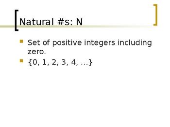 Sets Of Numbers Inequalities And Absolute Value EDITABLE PowerPoint