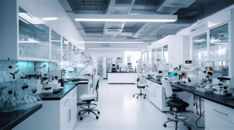 Premium Ai Image Scientific Lab Biotechnology Development Center Of Hightech Equipment