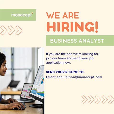 Monocept On Linkedin Hiring Businessanalyst Projectlead