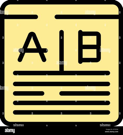 Simple Icon Of An Eye Test Chart Being Used To Determine Visual Acuity Stock Vector Image And Art