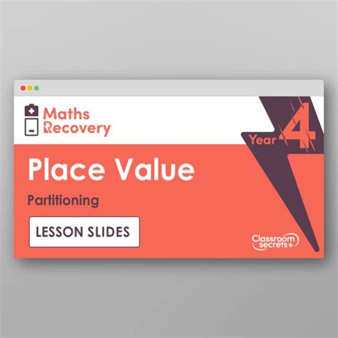 Year 4 Flexible Partitioning Of Numbers To 10 000 Homework Resource Classroom Secrets