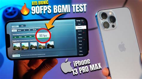Iphone13 Pro Max Bgmi Test 🔥 Hdr 90fps😱 Youtube