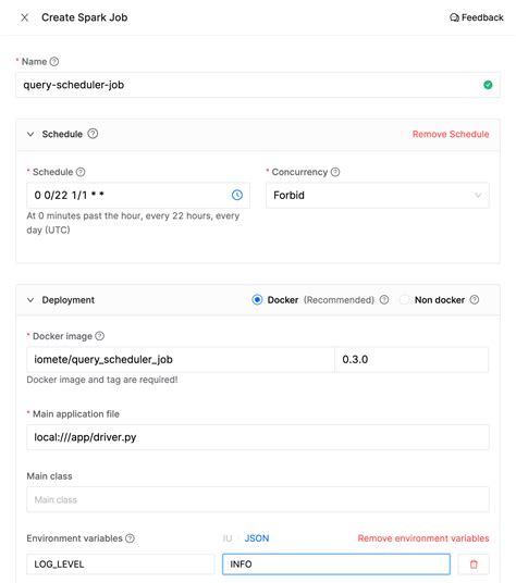 Query Scheduler Job IOMETE