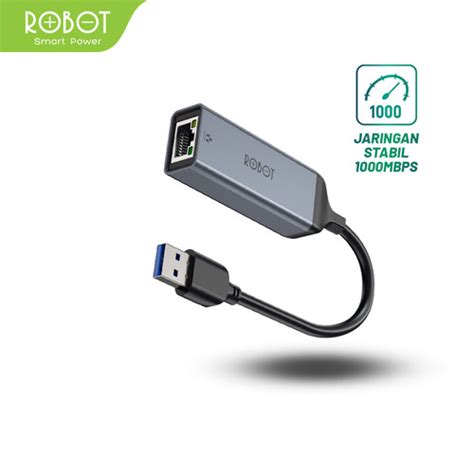 Jual ROBOT Ethernet Adapter USB 3 0 EA20 Ethernet Adapter Type C EA20C To 1000 Mbps Network
