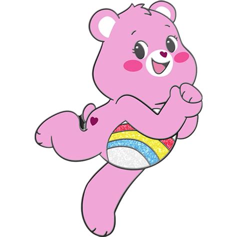 Care Bears Halloween Vampire Cheer Bear Glow In The Dark Enamel Pin