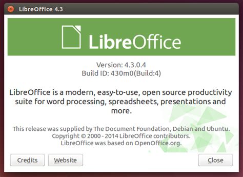 upgrade install libreoffice 4 3 via ppa in ubuntu 14 04 12 04