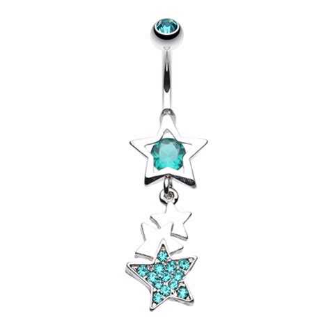 Super Star Belly Button Ring Wildklass Jewelry