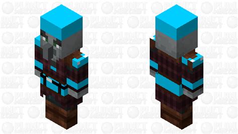 Armored Pillager Diamond Minecraft Mob Skin