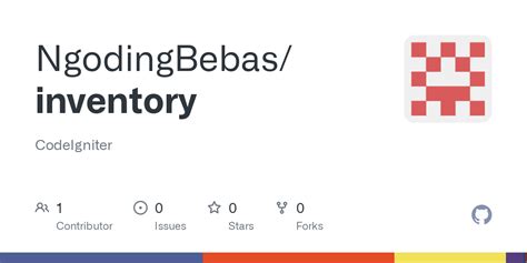 GitHub NgodingBebas Inventory CodeIgniter