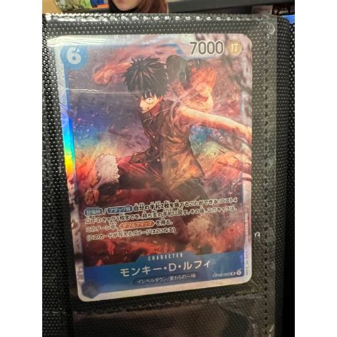 Ca~日系賣場~ 海賊王卡牌 Opcg Op02 頂上決戰 Op02 062 Sr 魯夫 蝦皮購物