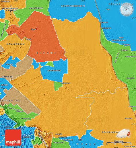 Political Map Of Phalaborwa