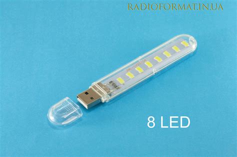 Usb ліхтарик світлодіодний 8 Led КОЛБА продаж ціна у Дніпрі Usb пристрої та гаджети від