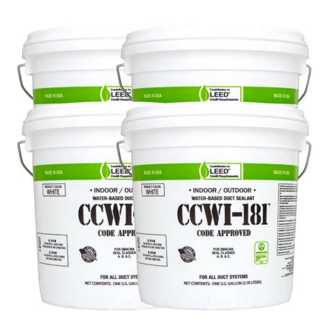 Indoor Outdoor Water Based Duct Sealant 1 Gal White Aandr Supply Air Conditioning