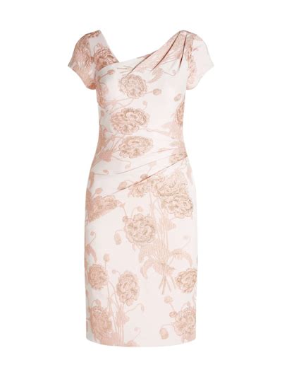 Theia Angela Cocktail Dress In Pink Modesens