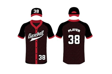 Premium Vector Baseball Custom Jersey Sublimation