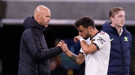 Erik Ten Hag Comes Down Heavy On Bruno Fernandes Debate With Man Utd