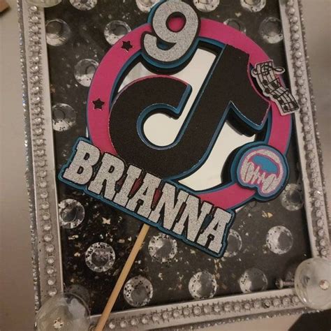 Tiktok Inspired Cake Topper Tik Tok Cake Topper Tik Tok Etsy Music