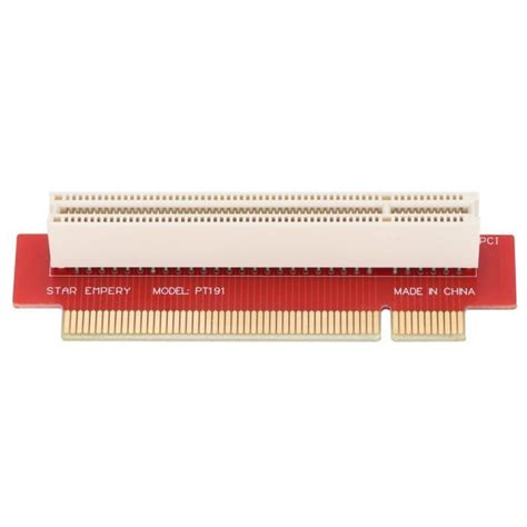 TMISHION Carte Riser PCI Riser Transfert Horizontal 90 Degrés
