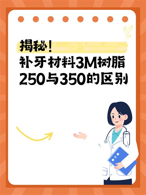 揭秘！补牙材料3m树脂250与350的区别？妙手医生