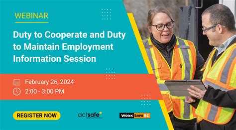 Webinars Actsafe Safety Association