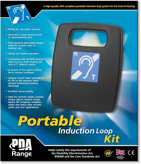 Portable Induction Loop Kit Amazon Co Uk Health Personal Care