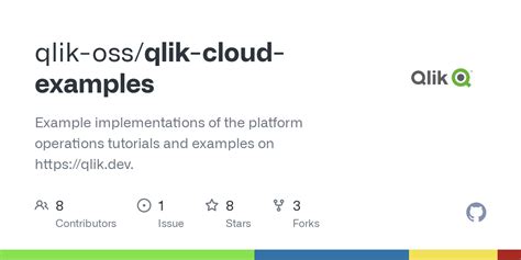 GitHub Qlik Oss Qlik Cloud Examples Example Implementations Of The Platform Operations