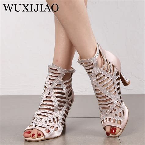Wuxijiao 라틴 댄스 신발 여성 댄스 신발 쿠바 볼룸 댄스 신발 여성 댄스 신발 라인 석 댄스 샌들 Aliexpress